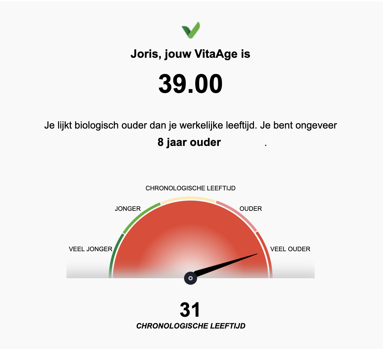 Biologisches Alter berechnen - VitaSure